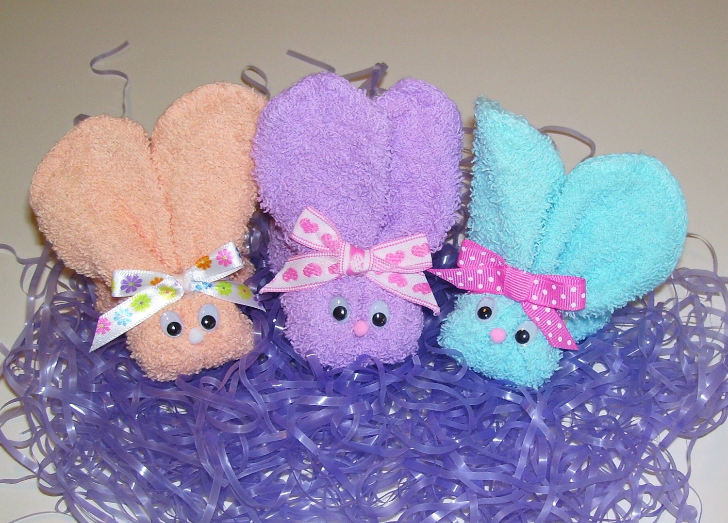 Boo Boo Bunnies in Pastel Colors Easter Baby Shower Favor - Etsy