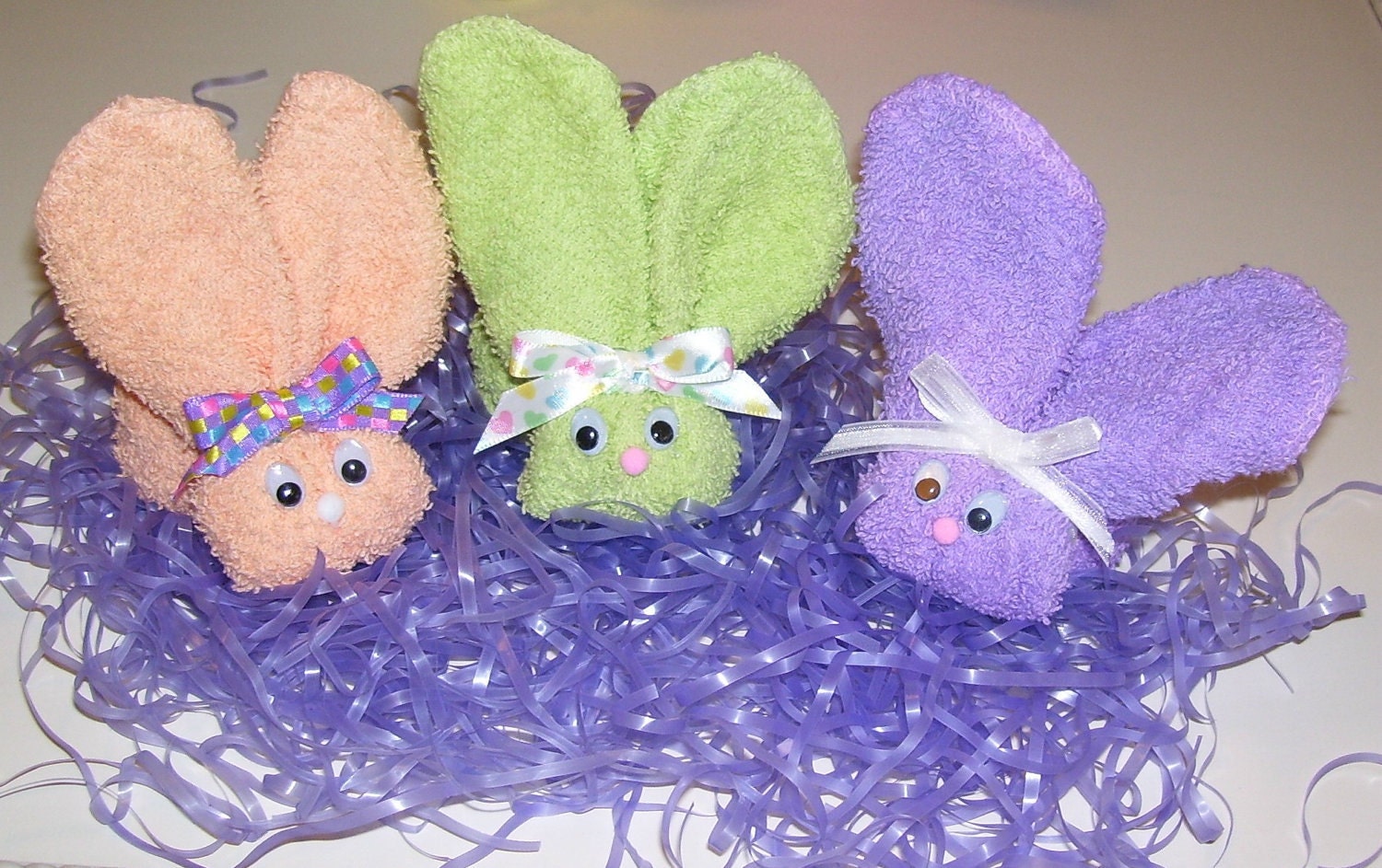 Boo Boo Bunnies in Pastel Colors Easter Baby Shower Favor - Etsy