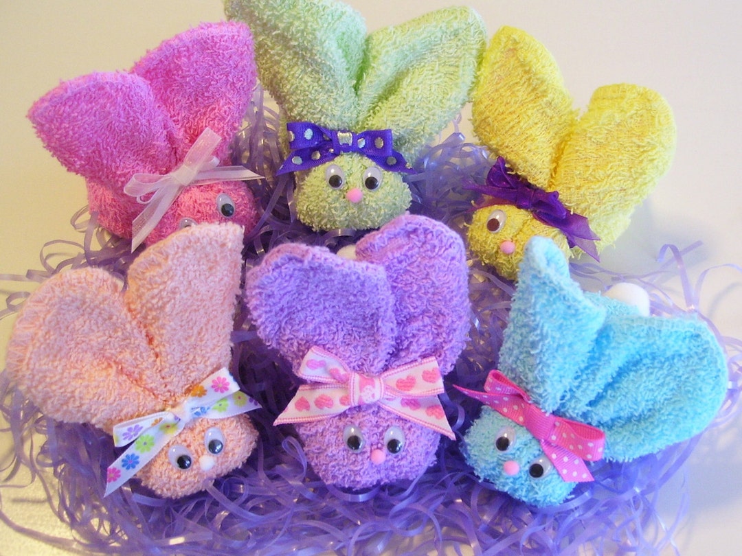 Boo Boo Bunnies in Pastel Colors Easter Baby Shower Favor - Etsy