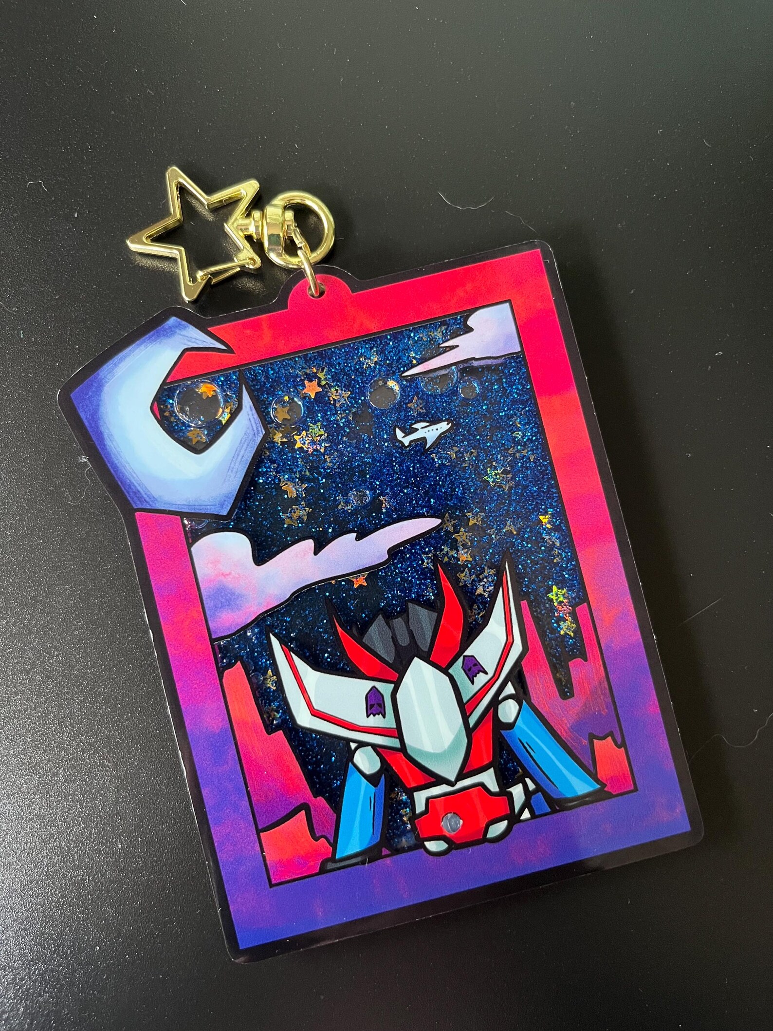Transformer Glitter Keychains - Etsy