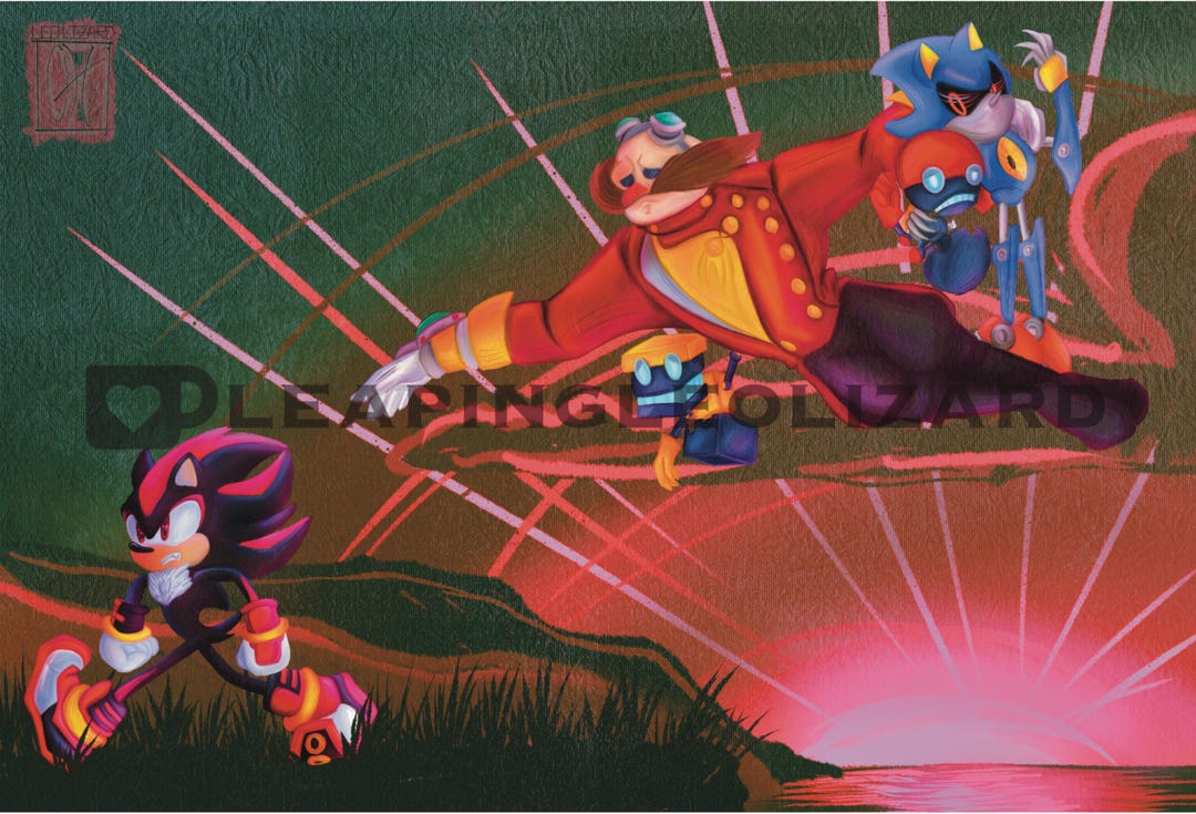 The Ultimate Fanboy (sonic Boom Print) - Etsy