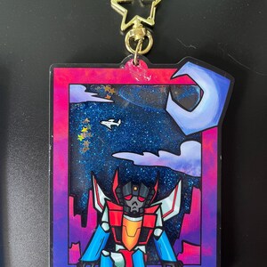 Transformer Glitter Keychains - Etsy