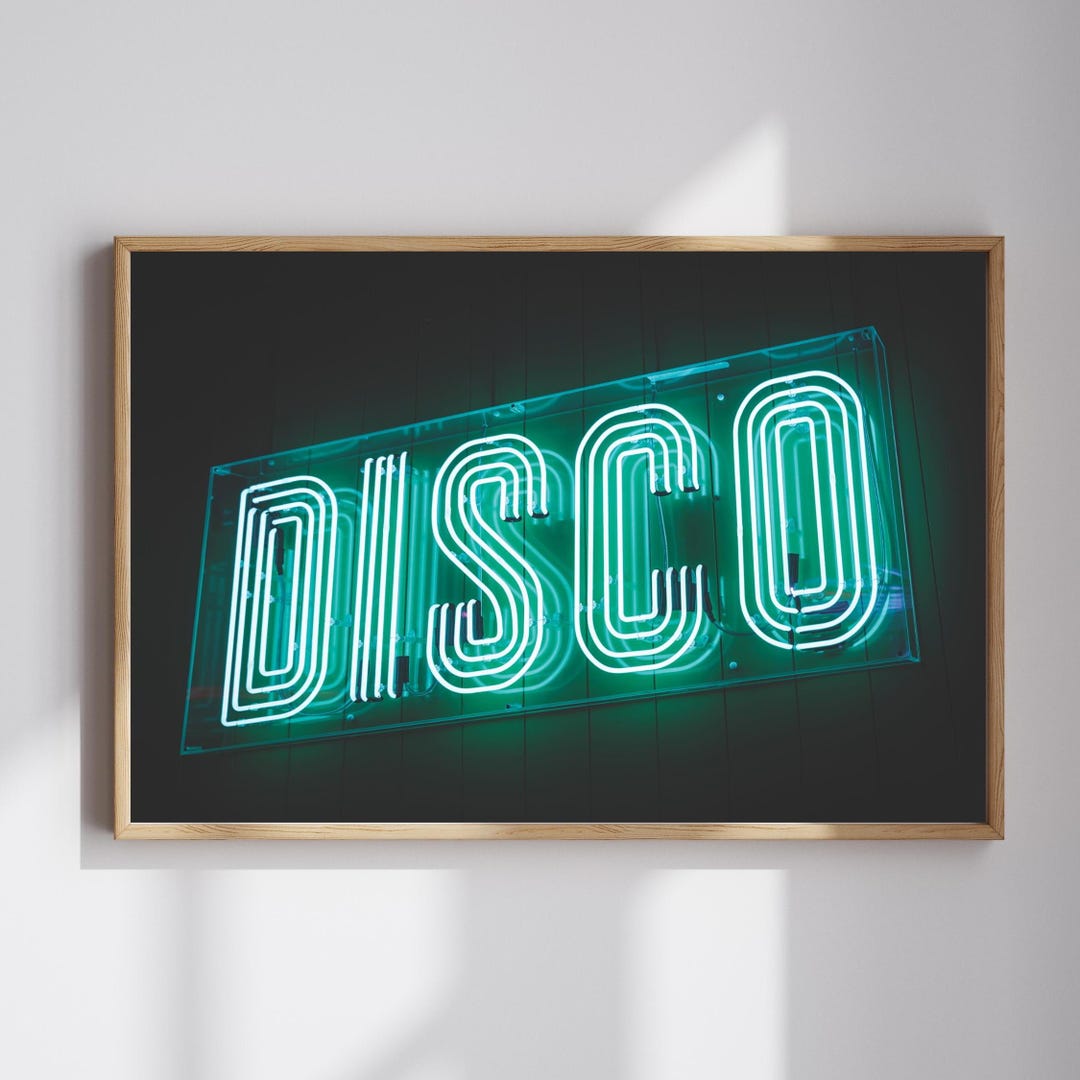 Disco Posters,retro Disco Print,girly Posters,trendy Wall Decor ...