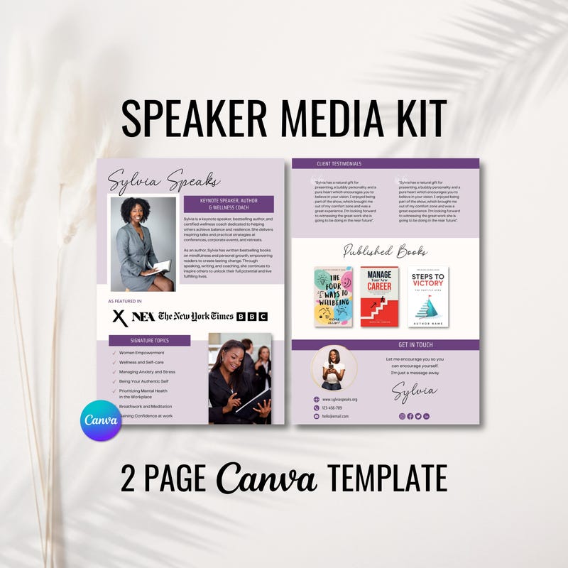 Speaker One Sheet - Etsy