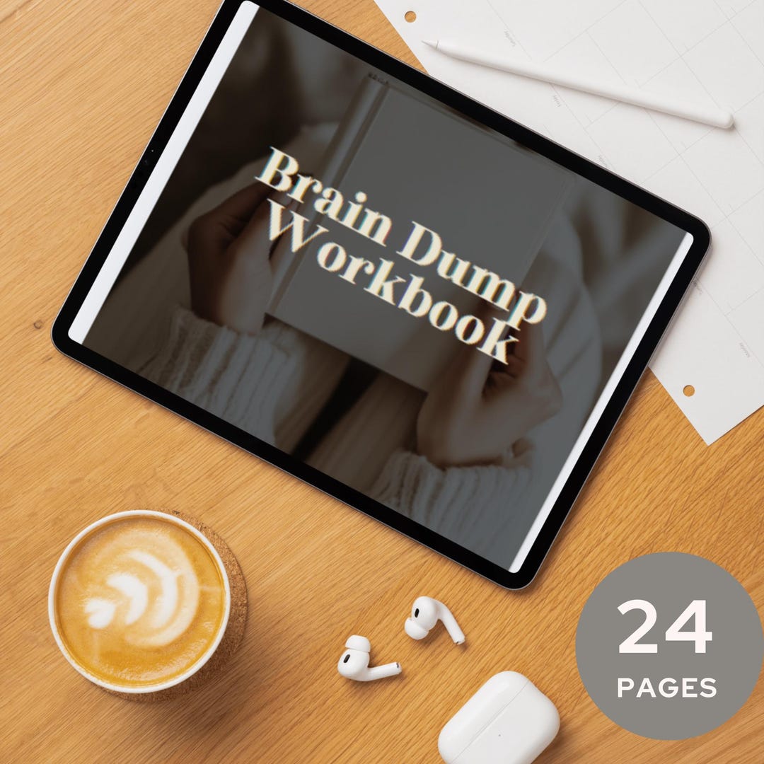 Brain Dump Workbook | Task Tracker, Priority Matrix, Daily To-do List, Productivity Planner ...