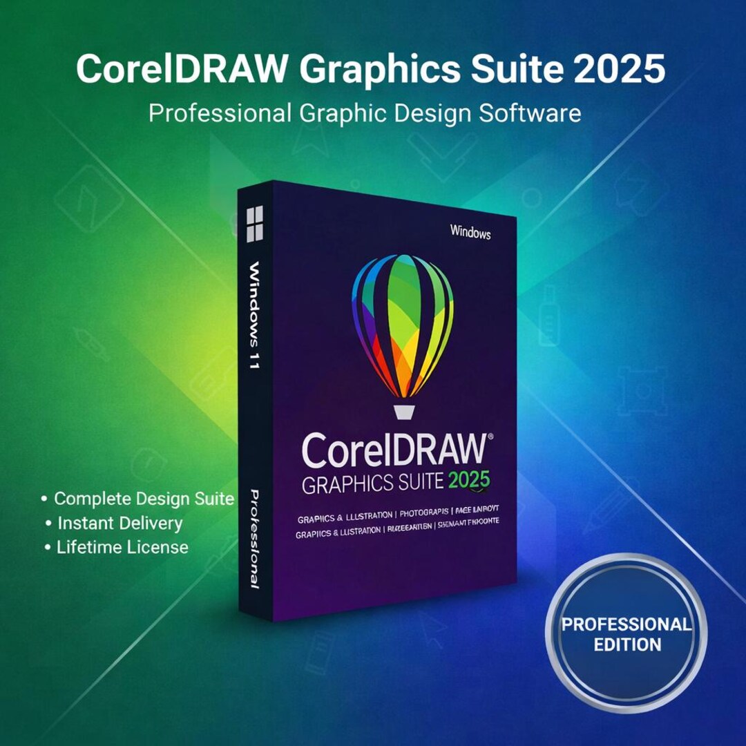 Pack CorelDRAW 2025 Complete | Unlimited Usage + 20,000 Design Assets ...