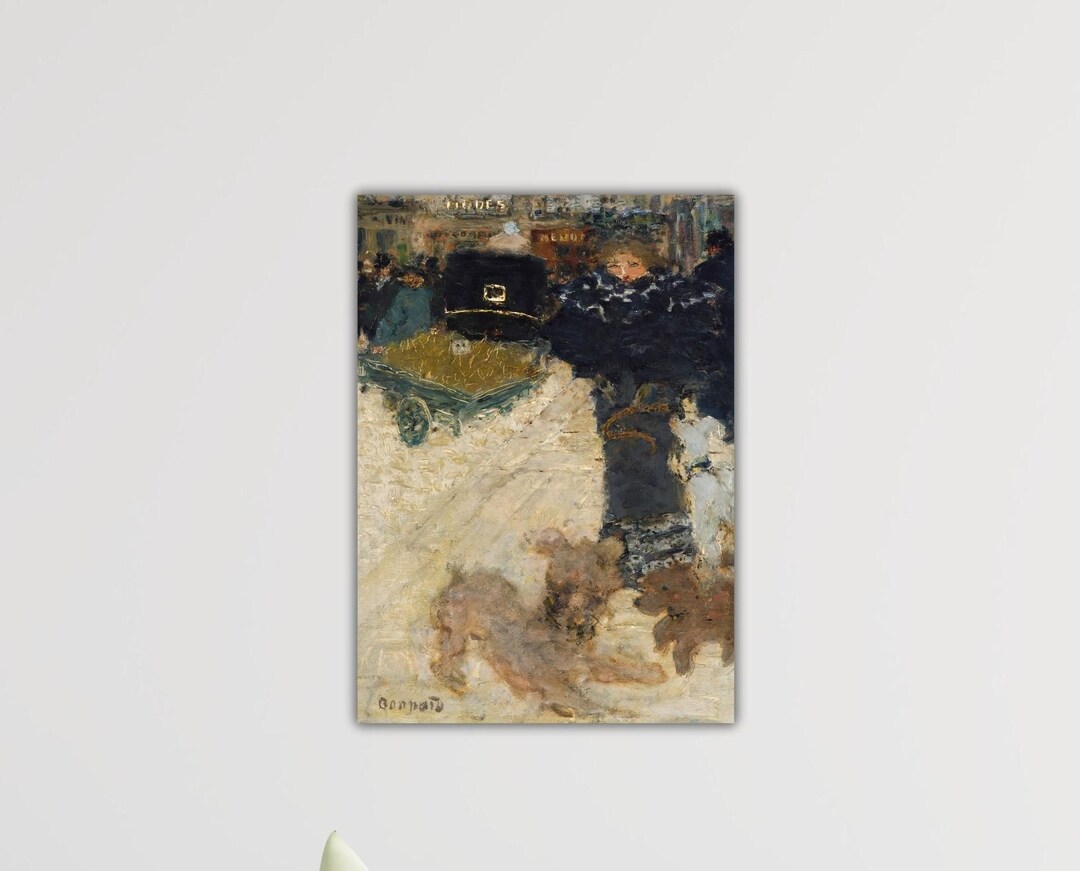 Pierre Bonnard Street Scene, Place Clichy 1895 Wall Art Bonnard Poster ...
