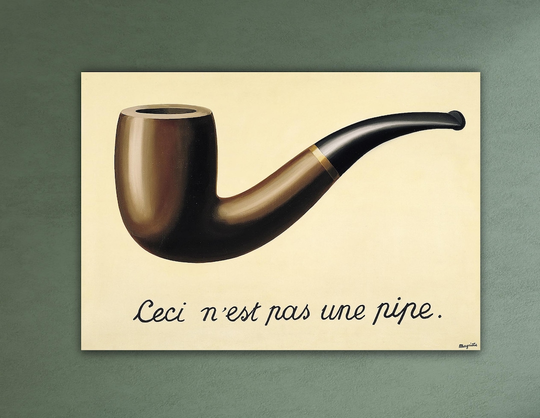 Rene the Treachery of İmages 1929 Wall Art Rene Magritte Paint Rene ...