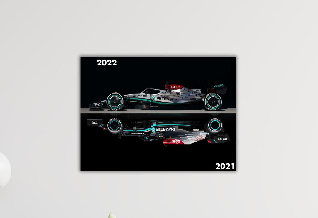 Lewis Hamilton Poster Kids Room Decor Formula 1 Printing F1 Mercedes ...