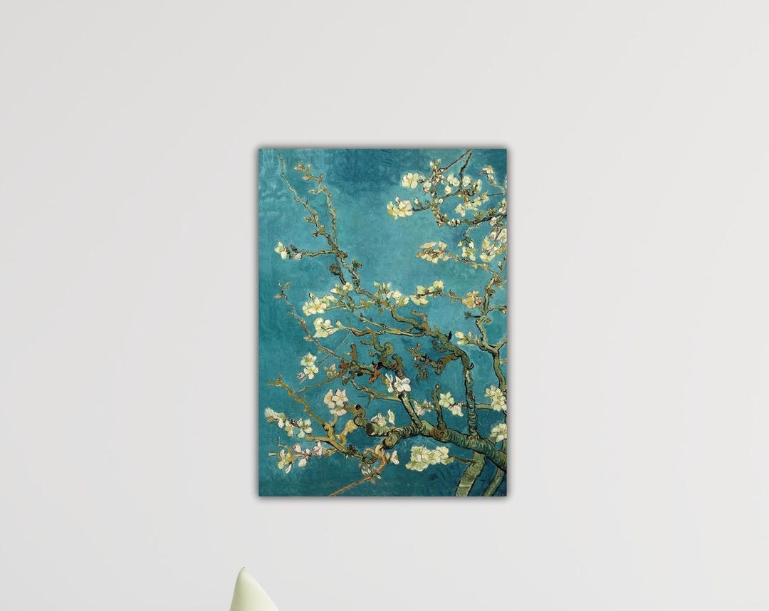 Lienzo de almendro en flor de Vincent Van Gogh, arte mural de Van Gogh ...