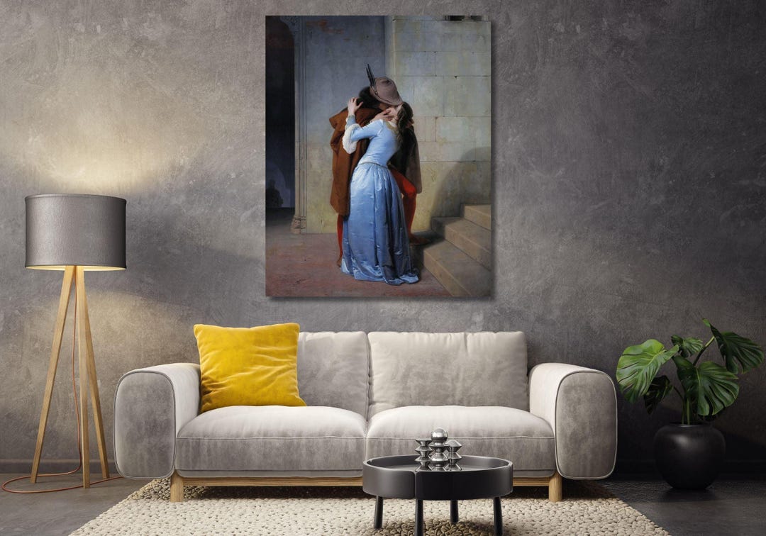 El Beso (the Kiss) 1859 by Francesco Hayez Poster,francesco Hayez ...