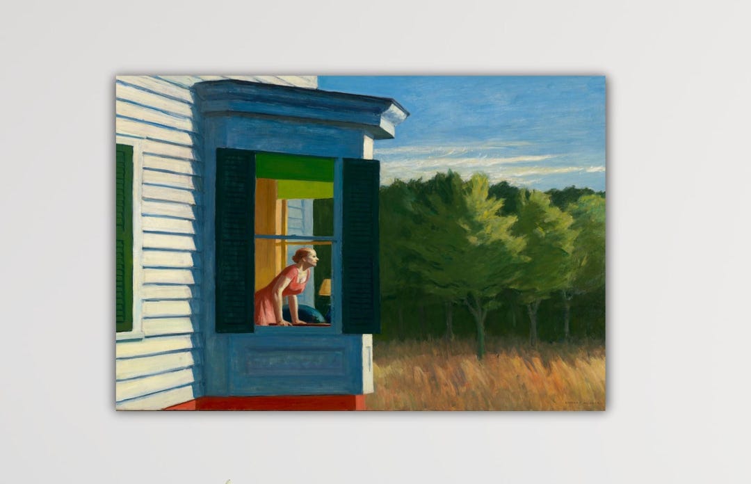 Edward Hopper Cape Cod Morning Poster Office Decor Edward Hopper Canvas ...