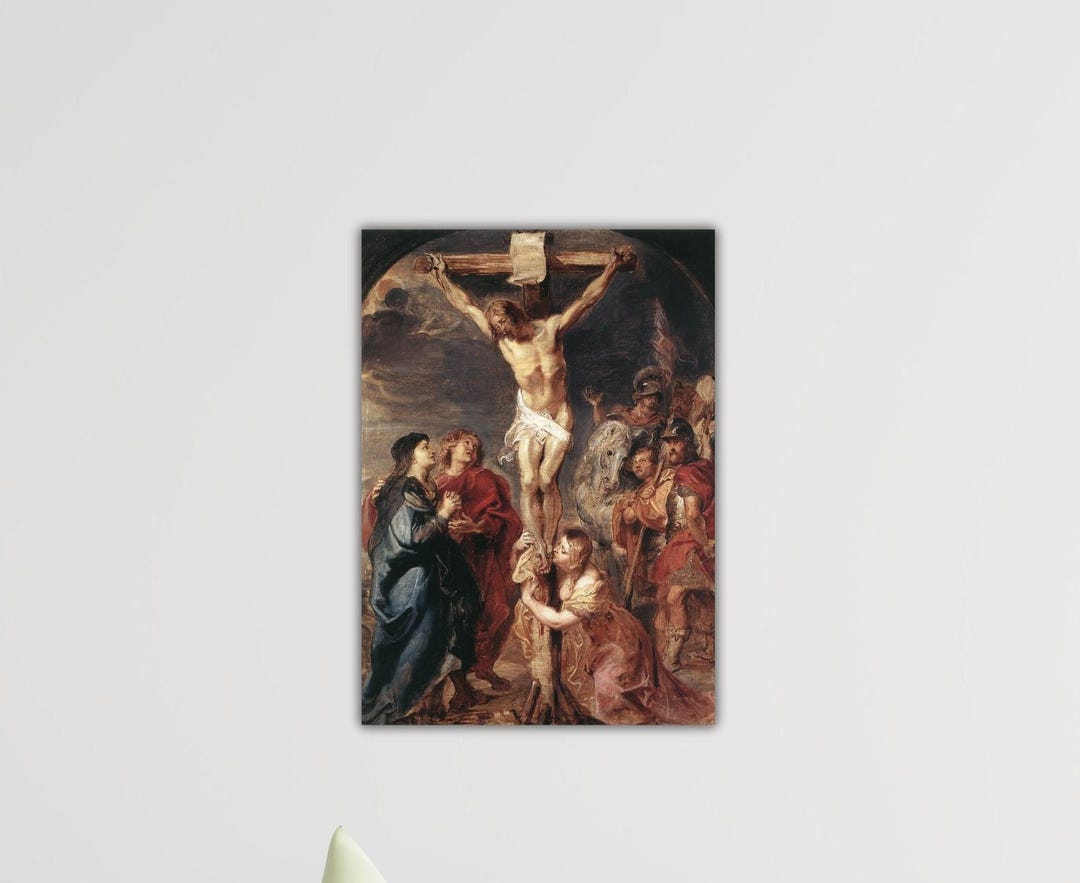 Peter Paul Rubens- Christ on the Cross With Maria Magdalena and St John ...