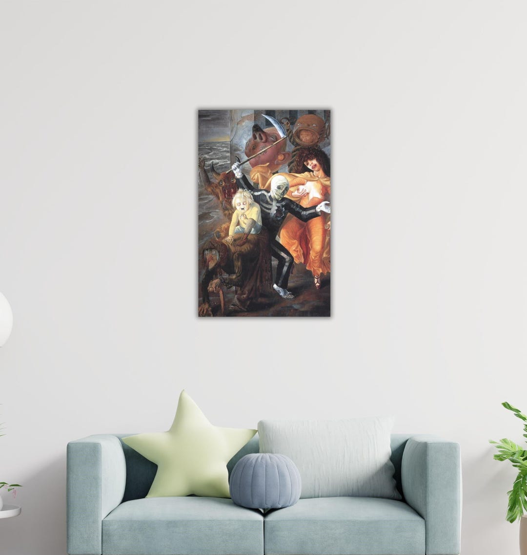 Otto Dix the Seven Deadly Sins Canvas Otto Dix Poster Otto Dix Paint ...