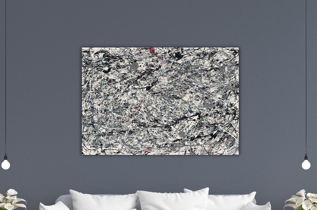Jackson Pollock Number 19 1948 Canvas Pollock Poster Gift Home Wall ...