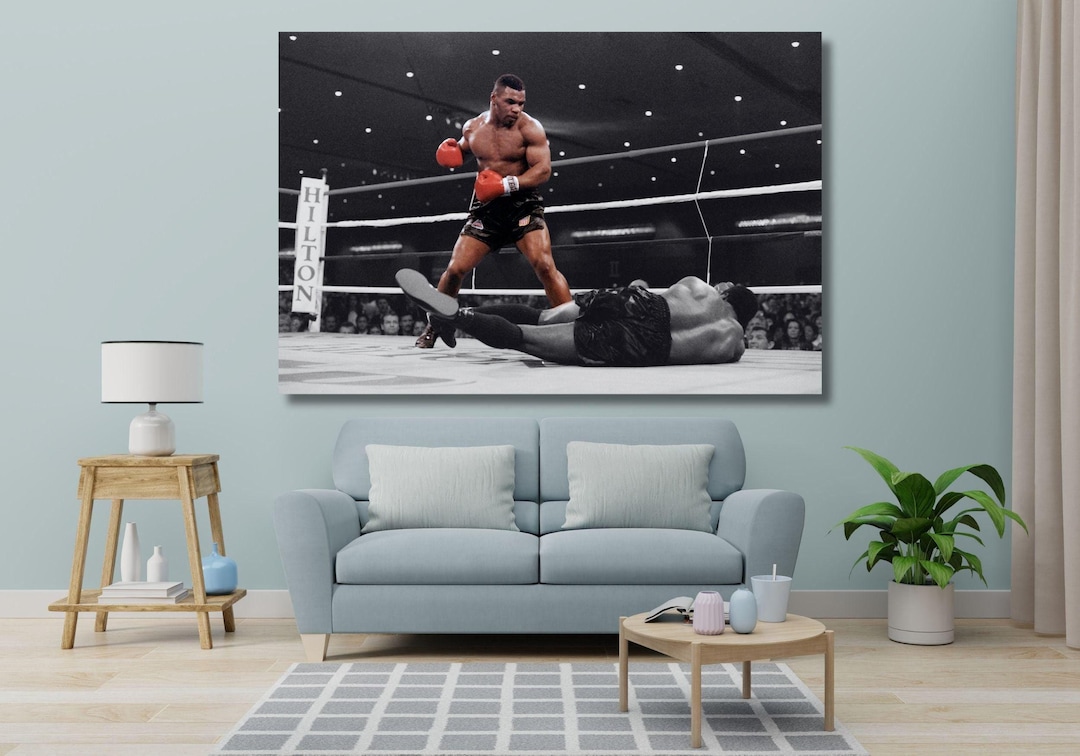Mike Tyson Canvas, Mike Tyson Art, Boxing Wall Decor, Mike Tyson Print ...