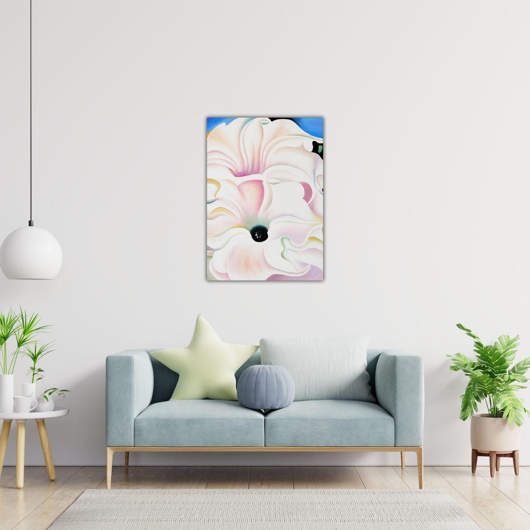 Georgia O'keeffe Orchid Flower Wall Art Georgia Okeeffe Poster Okeeffe ...