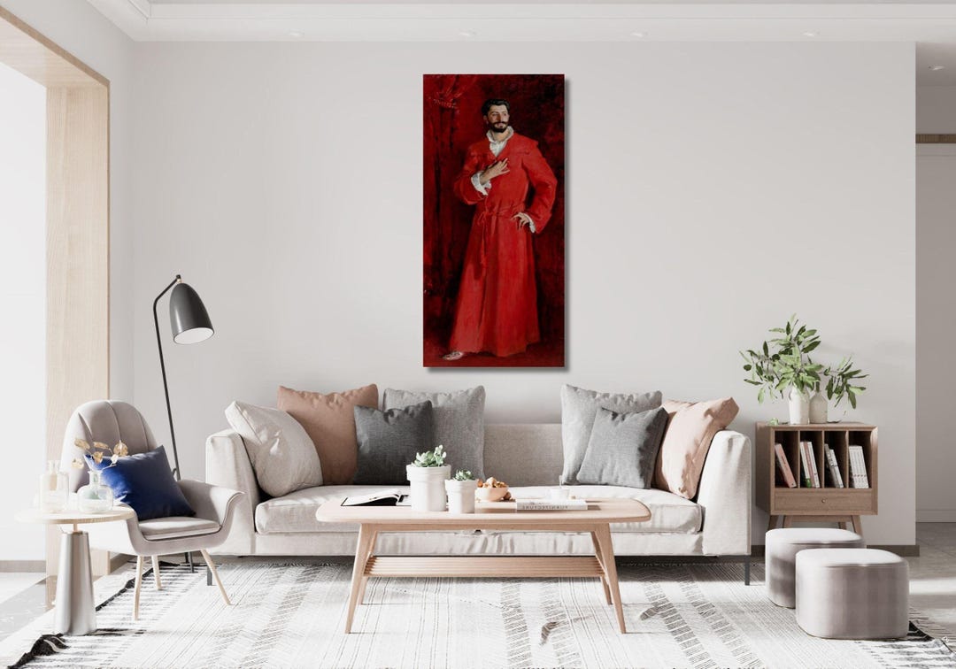 Dr Pozzi at Home 1881 by John Singer Sargent Canvas Poster Art Print ...