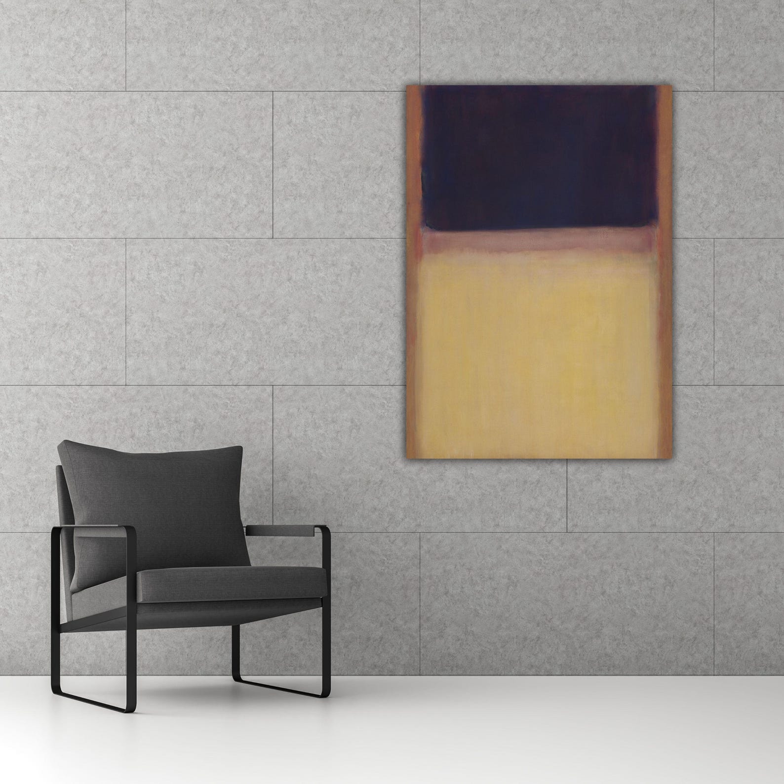 Mark Rothko Black White Wall Decor Art Mark Rothko Wall Art Mark Rothko ...