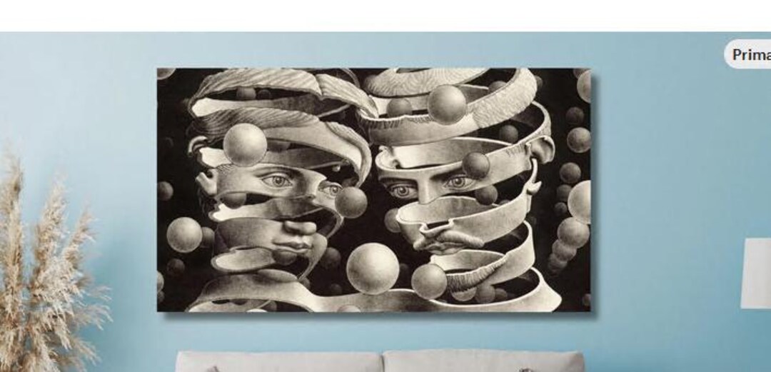 Bond of Union by M C Escher Poster M C Escher Wall Art M C Escher Paint ...