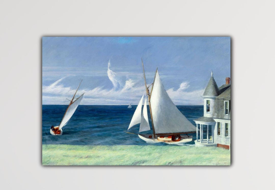 Edward Hopper the Lee Shore Poster Office Decor Art Edward Hopper ...