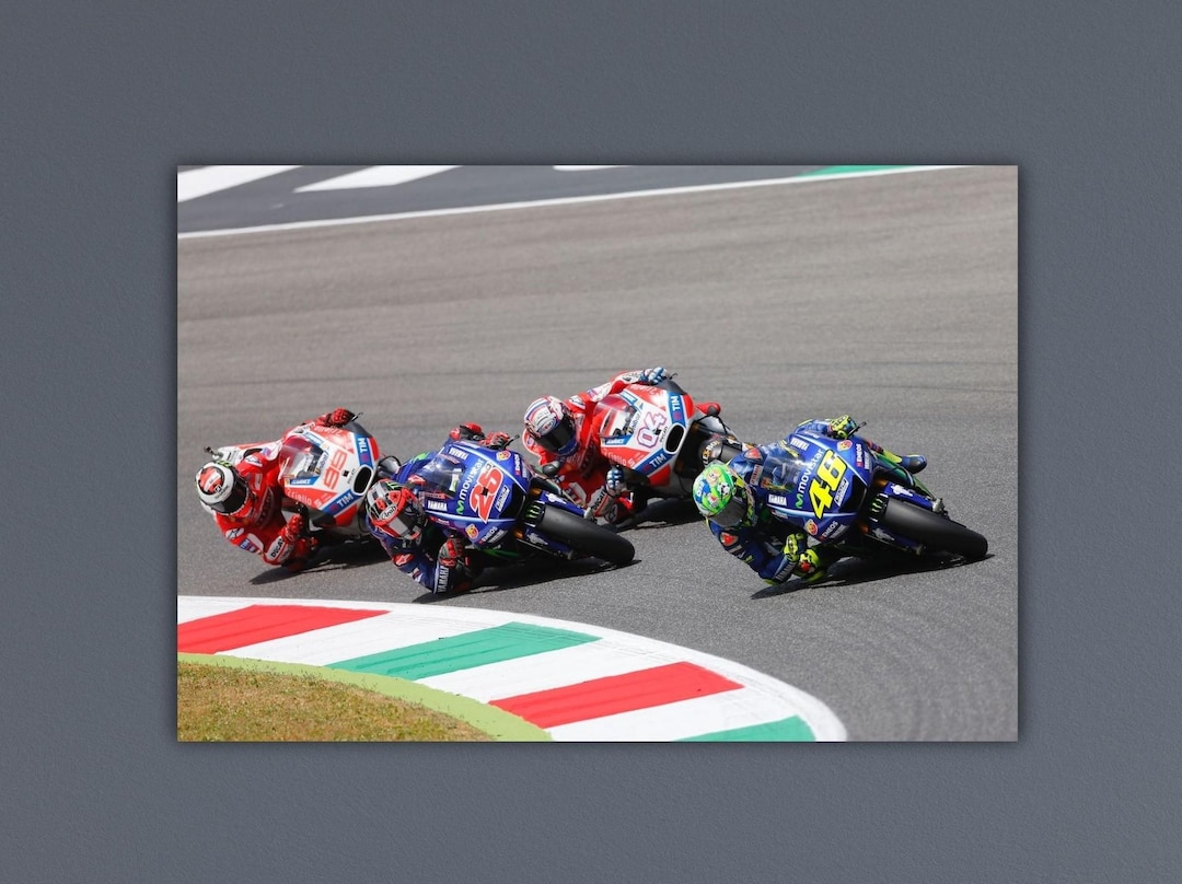 Motogp Wall Art, Valentino Rossi Poster,man Cave Decoration,extra Large ...