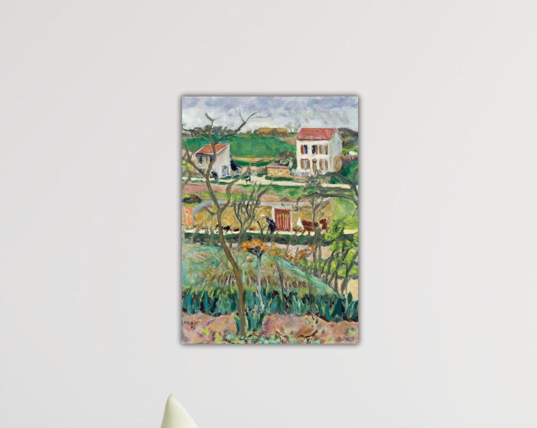 Pierre Bonnard Rainy Landscape (1909) Poster Bonnard Wall Art Pierre ...