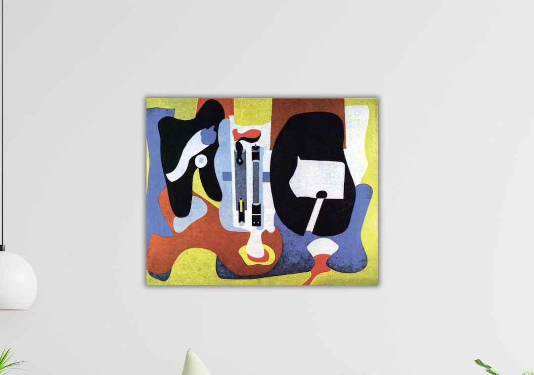 Arshile Gorky Study for Mechanics of Flying 1936 Canvas Gorky Poster ...