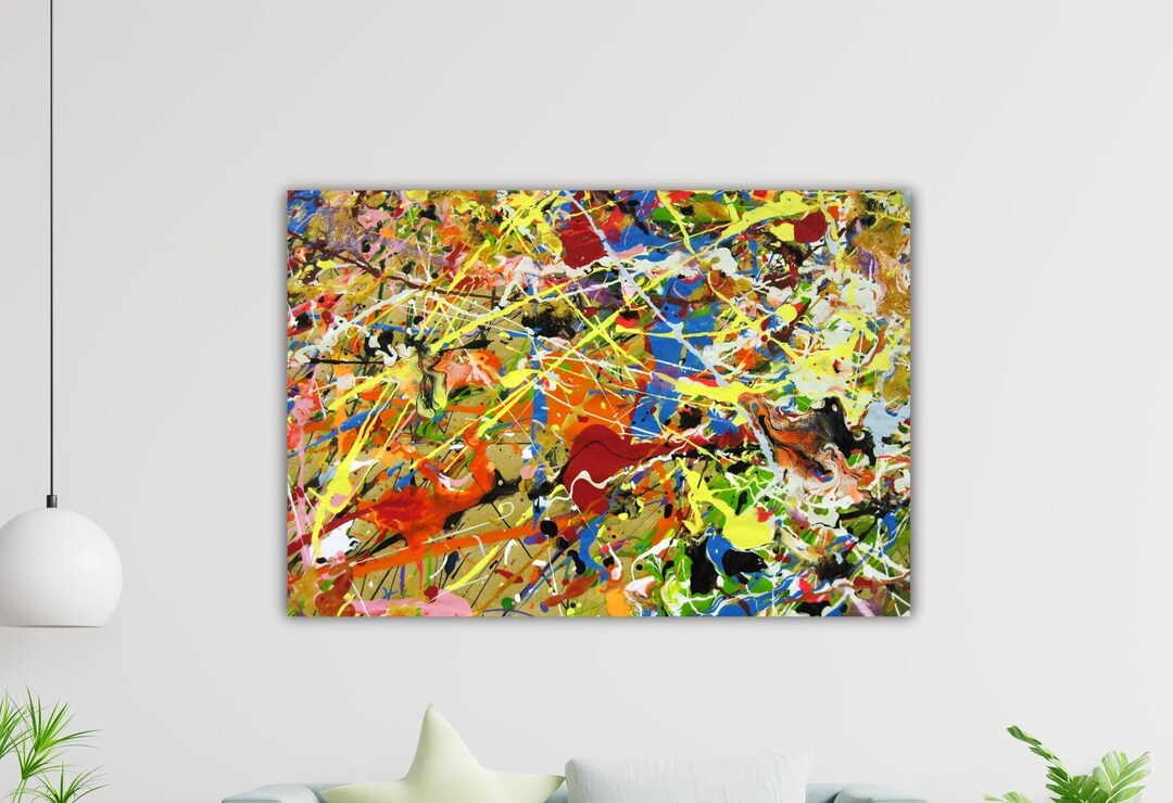 Jackson Pollock Number 16 Canvas Pollock Poster Gift Home Wall Decor ...