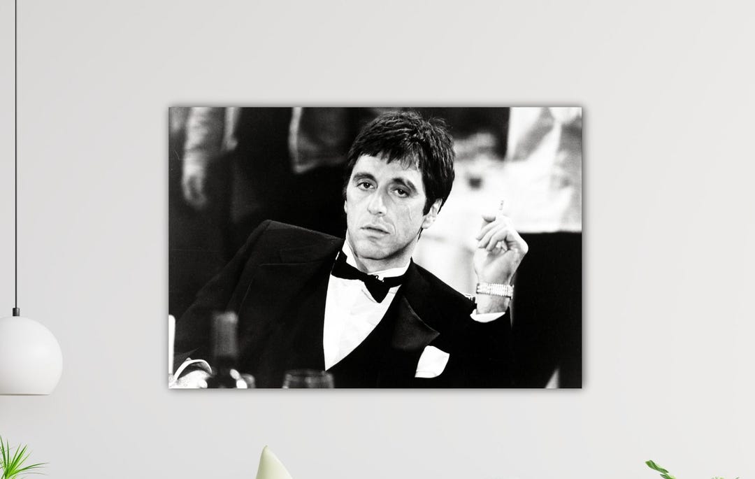 Al Pacino Wall Art Tony Montana Canvas Al Pacino Print Al Pacino Poster ...