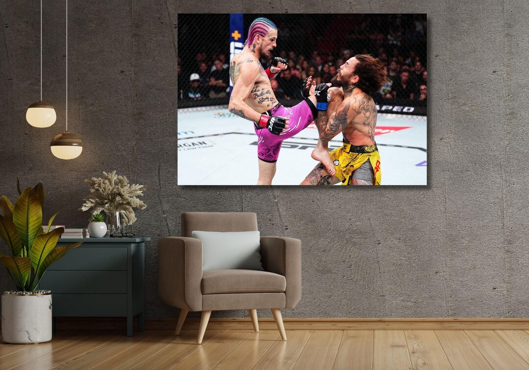 Suga Sean O'malley Poster Print UFC 299 Canvas Wall Art Frame Canvas ...