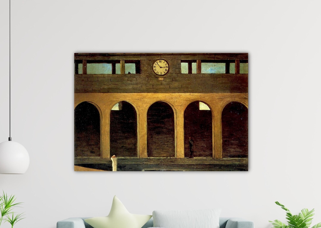 Giorgio De-chirico - the Enigma of the Hour Paint De-chirico Poster ...