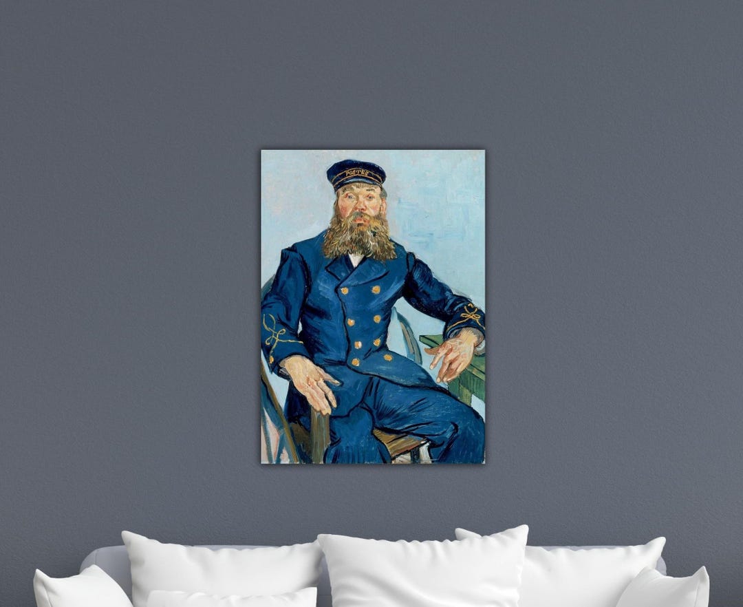 Vincent Van Gogh Portrait of the Postman Joseph Roulin 1888 Canvas ...