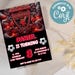 Editable Liverpool FC Birthday Invitation, Soccer Party Digital Invite ...