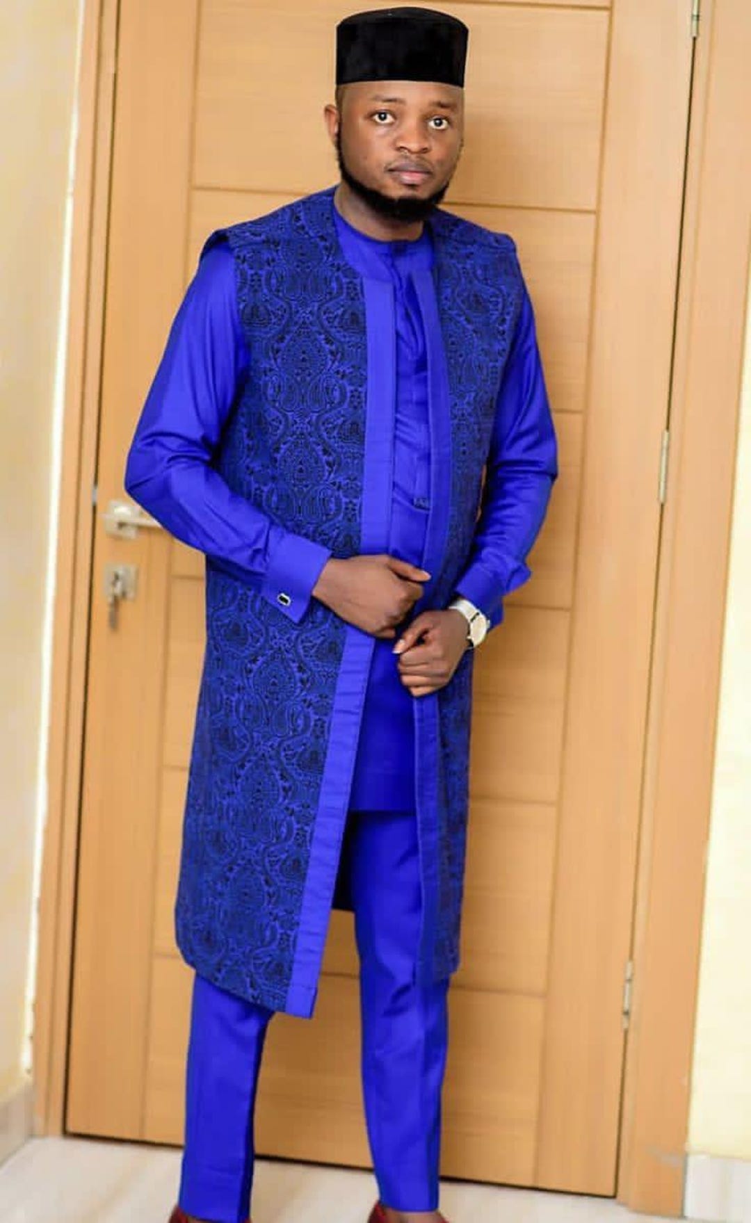 Three Piece Men Senator Suit, African Men Clothing, Men Senator Suit ...