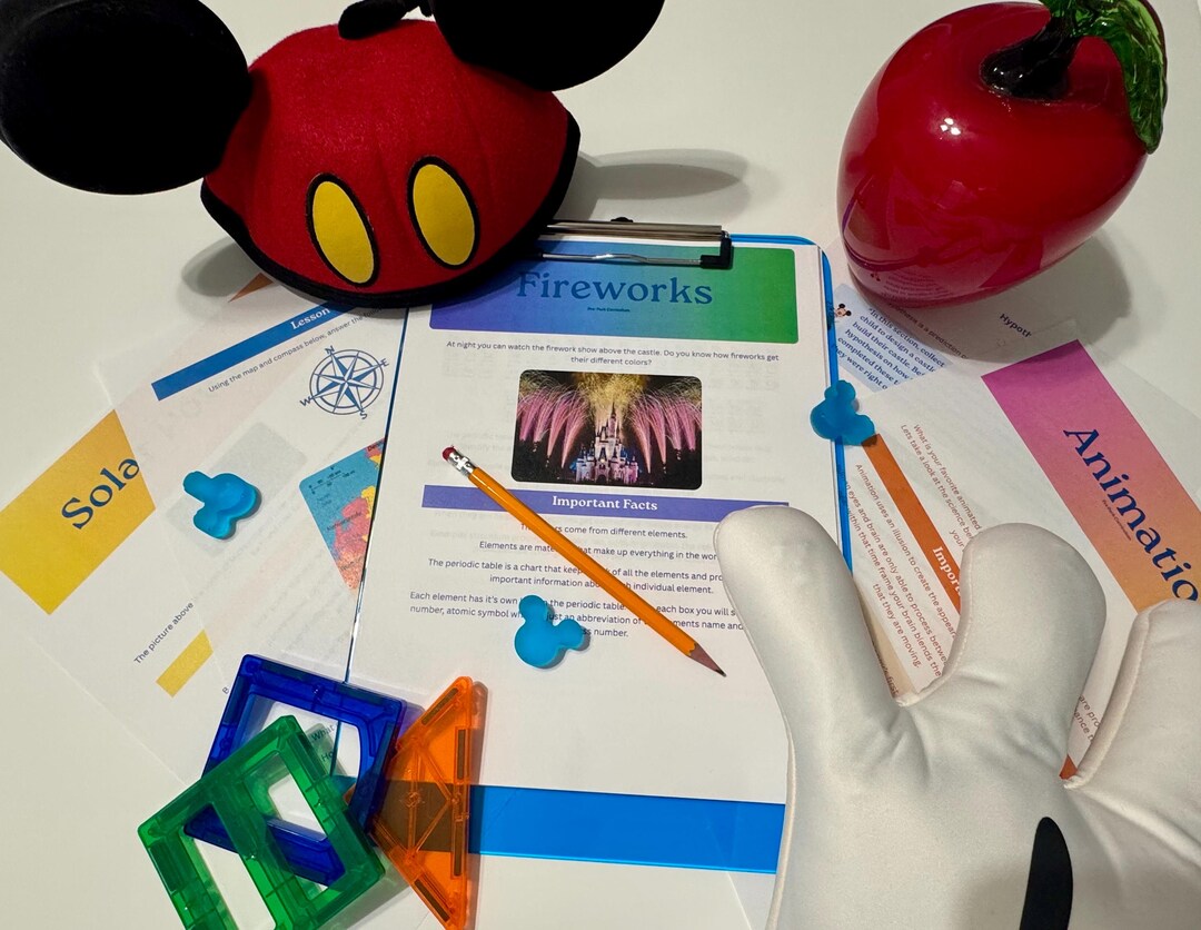 Walt Disney World Homeschool/educational Curriculum - Etsy