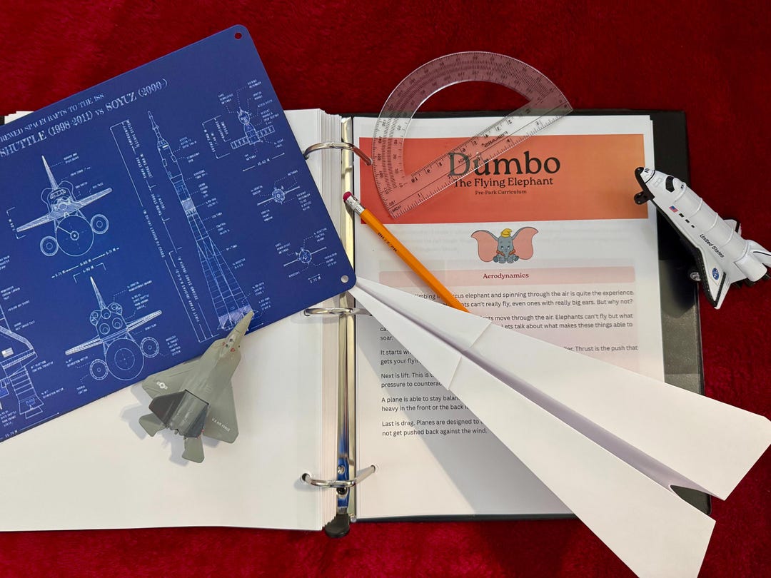 Walt Disney World "dumbo" Homeschool/educational Worksheets and ...