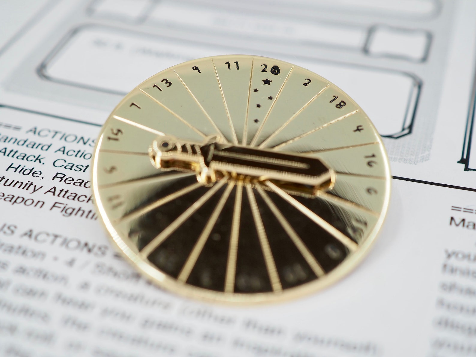 Spin Your Fate Enamel Spinner Pin | Etsy