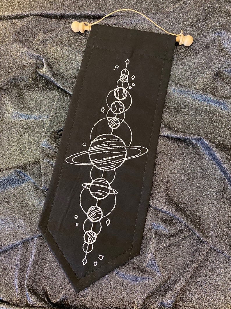 Planetary Celestial Banner Pennant Space Banner - Etsy