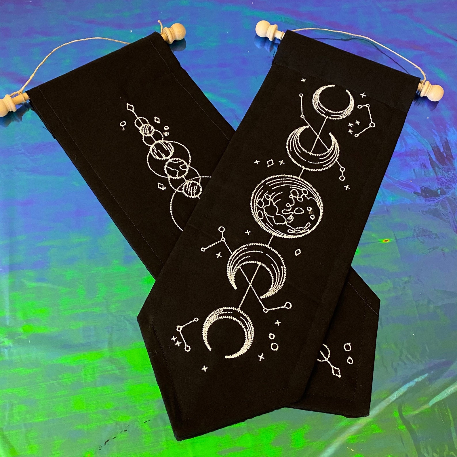 Planetary Celestial Banner Pennant Space Banner | Etsy