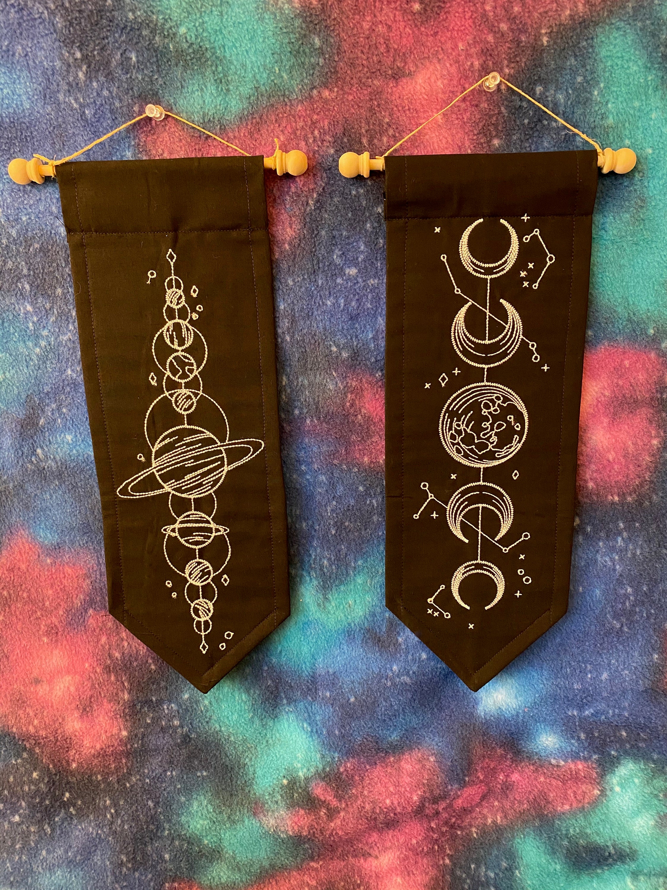 Planetary Celestial Banner Pennant Space Banner | Etsy