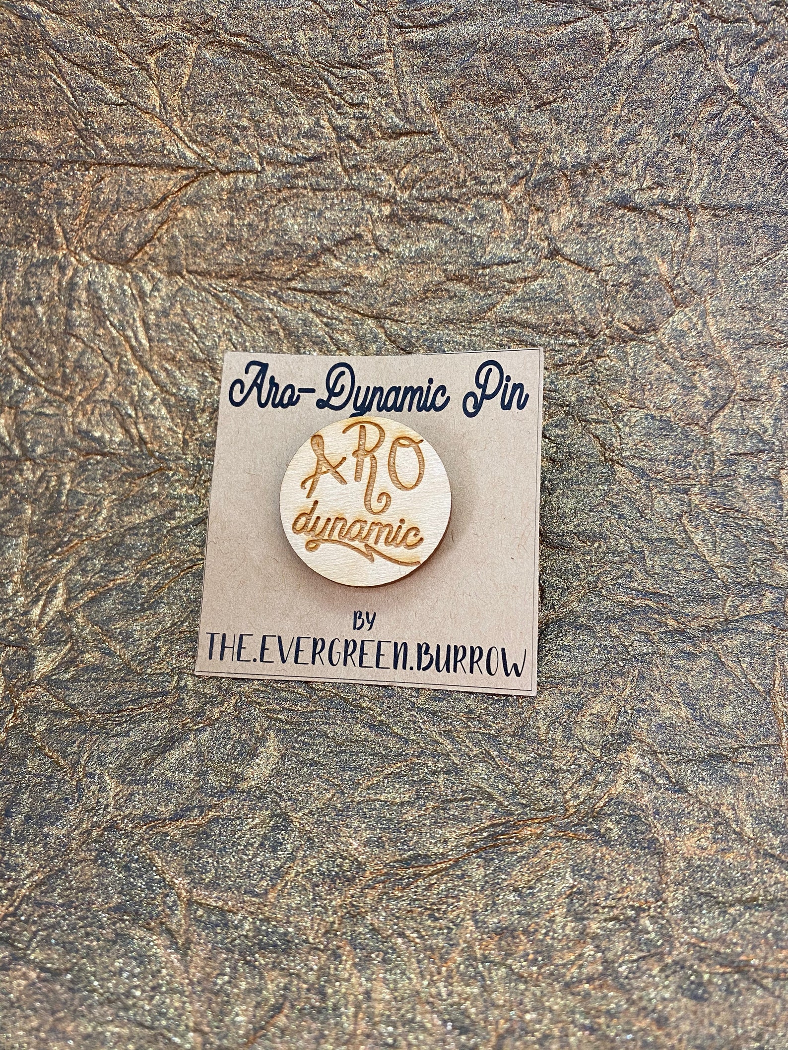 LGBTQ Wooden Pin Aro-dynamic - Etsy