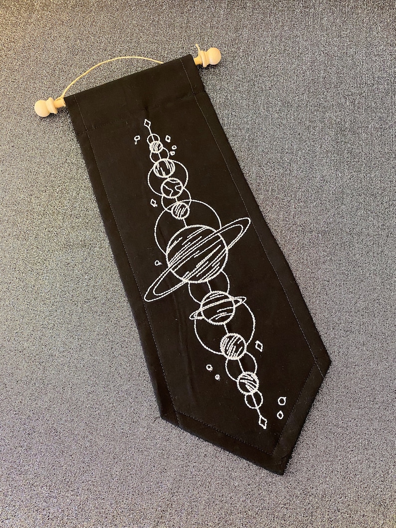 Planetary Celestial Banner Pennant Space Banner - Etsy