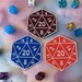 D20 Iron on Patch Tabletop Gaming Patch Gift for Gamers - Etsy