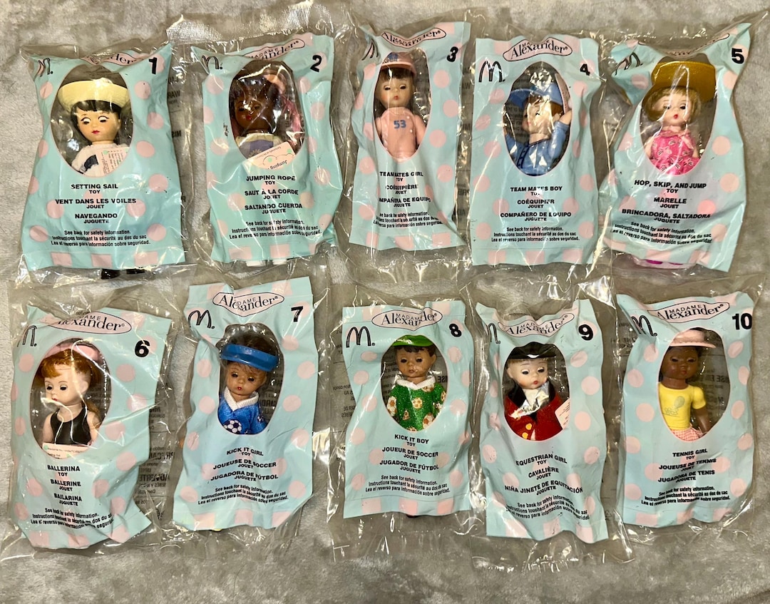 Complete Set of 10 Madame Alexander Mcdonald's Dolls (2005) - Etsy