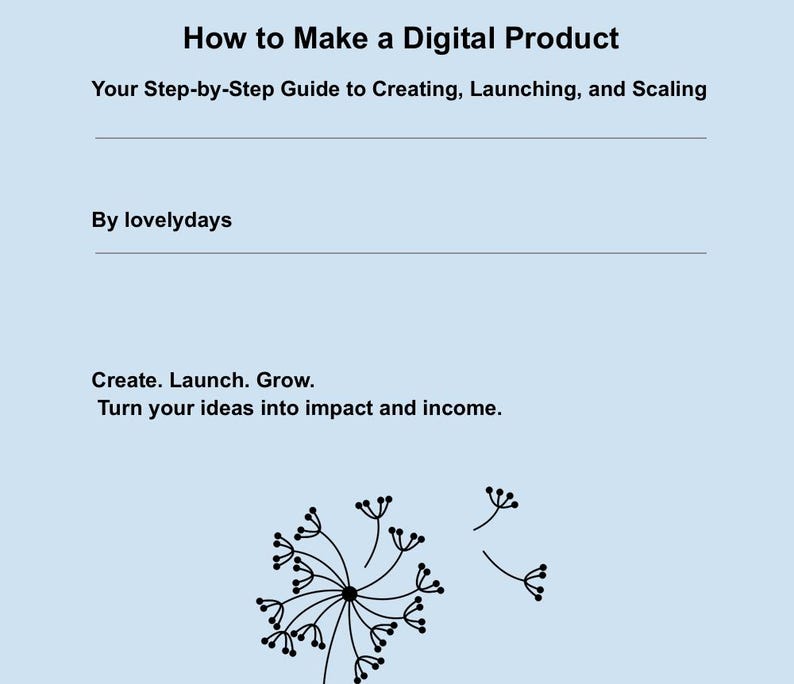 How to Make a Digital Product | Step-by-step Guide to Create & Sell Digital Products for Passive ...