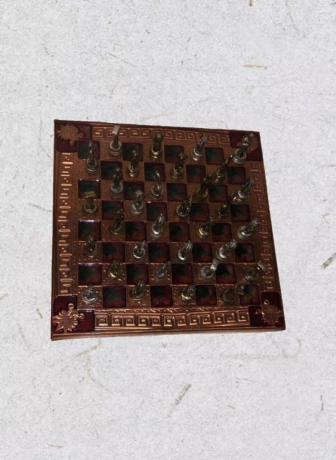 Greek Mythology Chess Set With Gods of Olympus, 15x15cm - Etsy