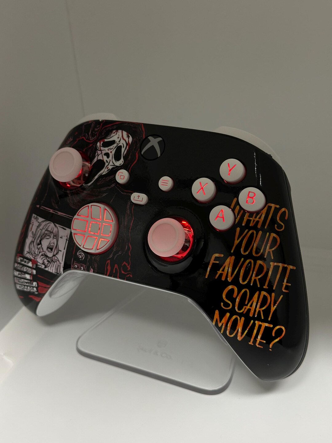 Horror Scream Halloween - Black and White - Custom LED Controller for ...