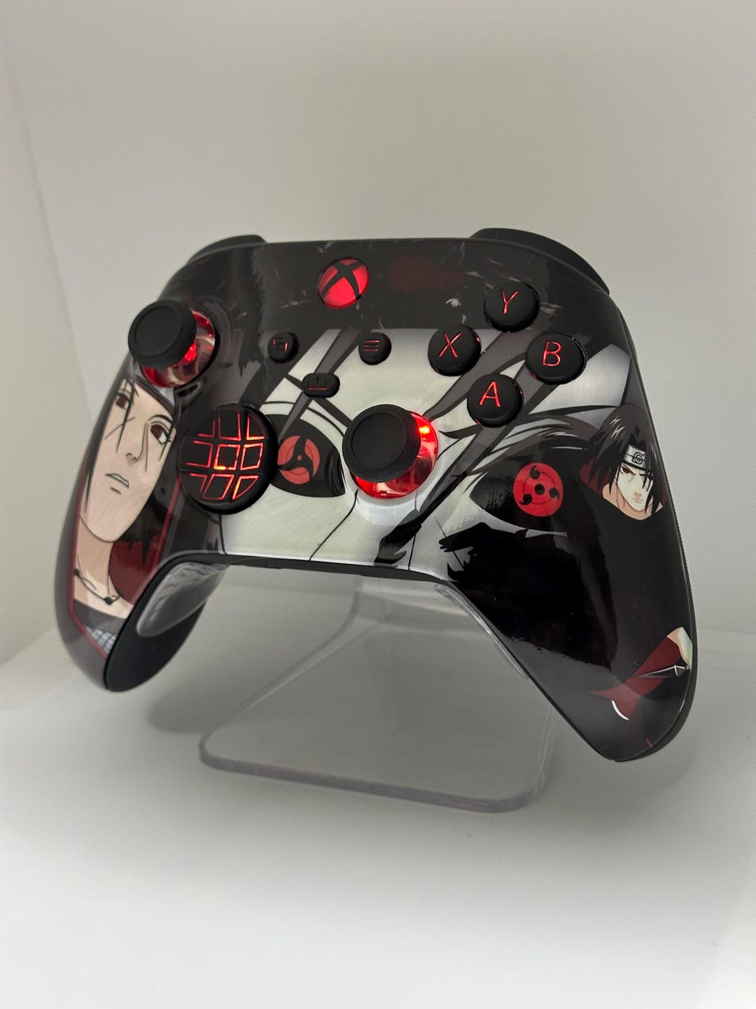 Naruto Itachi Uchiha Custom LED Controller for Xbox PC Modded Anime RGB ...