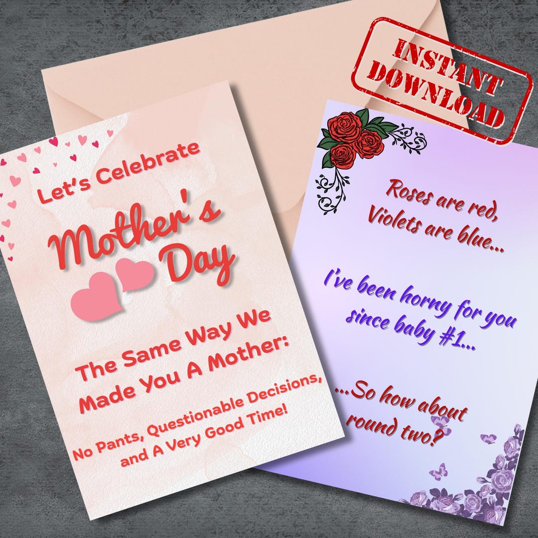 These Sexy, NSFW, Racy Mother's Day Cards Will Let Your Wife/girlfriend ...